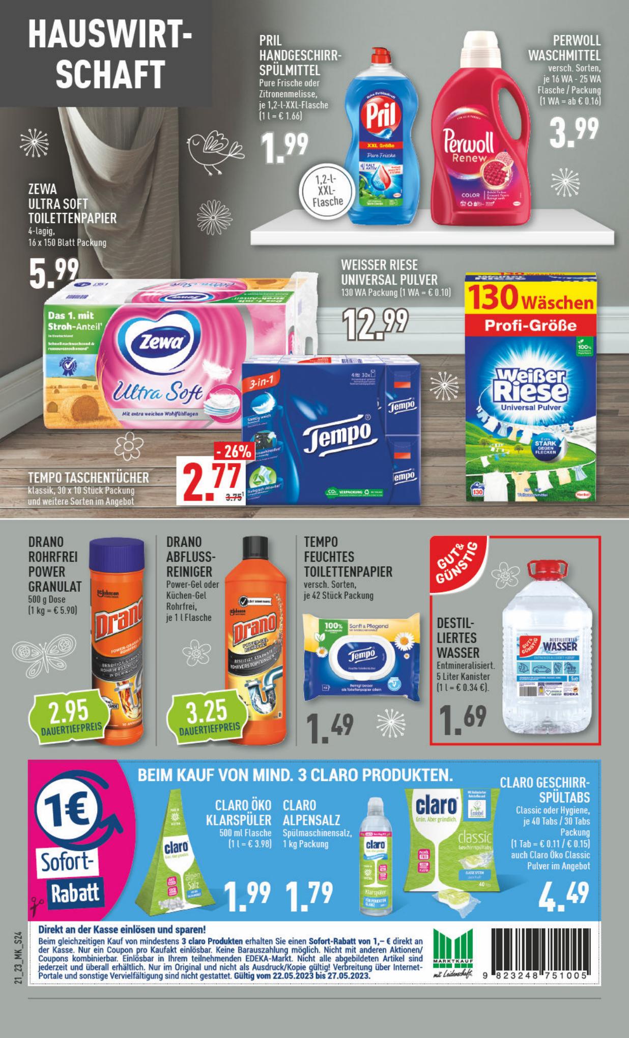 Marktkauf Prospekt 21 - 24 Mai 2023 - WProspekte
