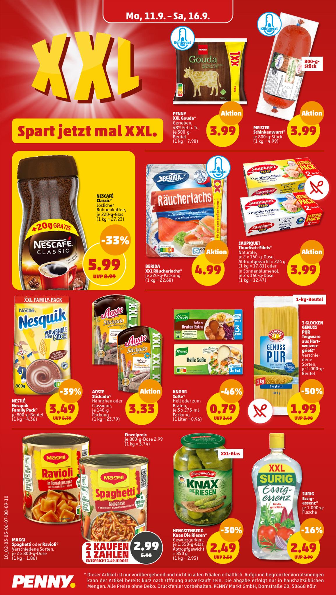 Penny Prospekt 11 - 16 September 2023 - WProspekte