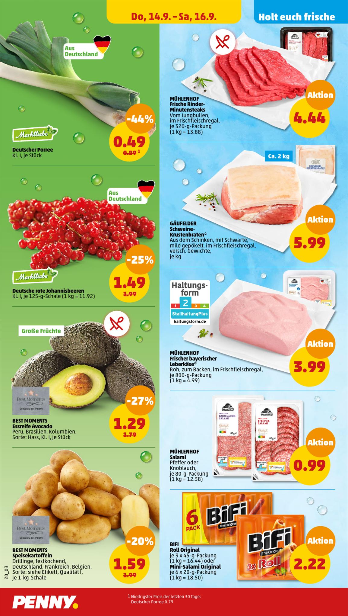 Penny Prospekt 11 - 16 September 2023 - WProspekte