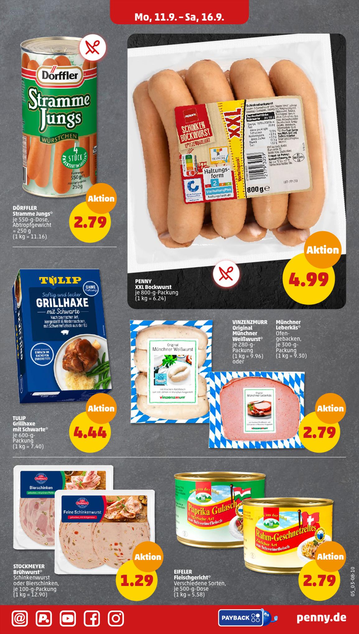 Penny Prospekt 11 - 16 September 2023 - WProspekte