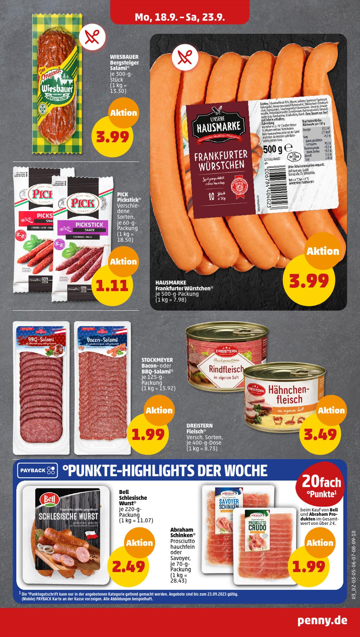 Penny Prospekt 18 - 23 September 2023 - WProspekte