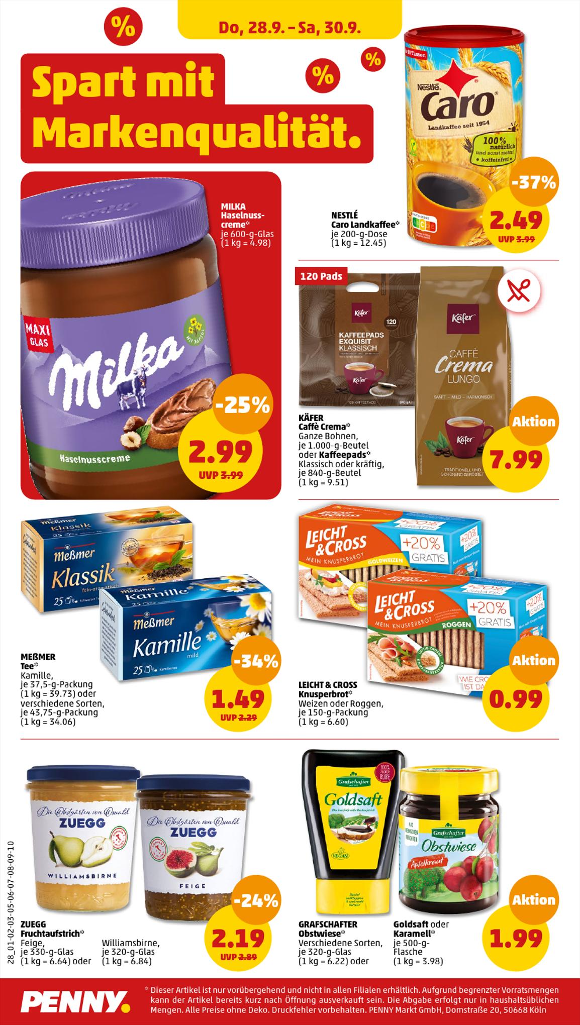 Penny Prospekt 25 - 30 September 2023 - WProspekte