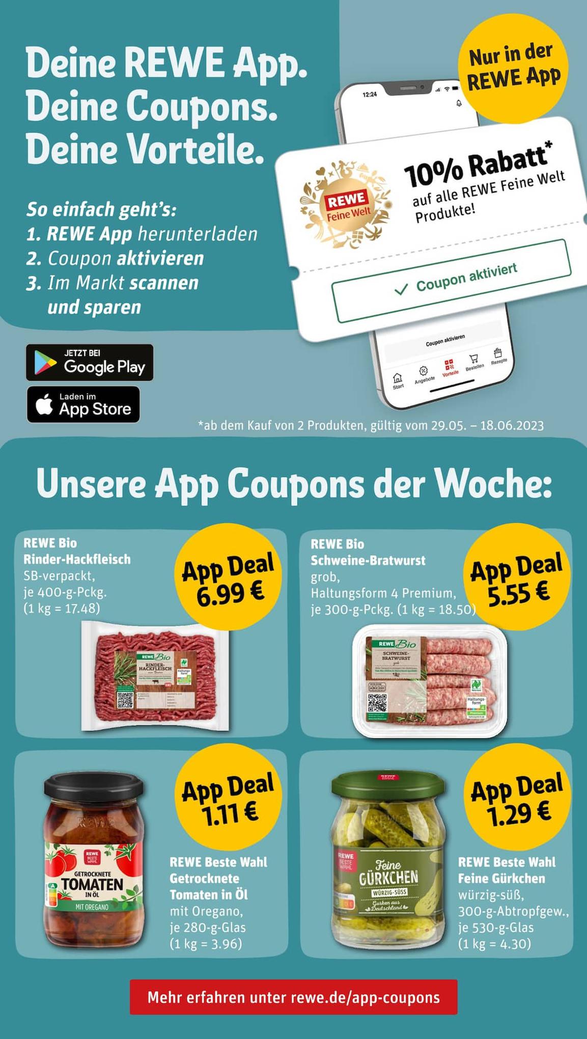 REWE Prospekt 11 - 17 Juni 2023 - WProspekte